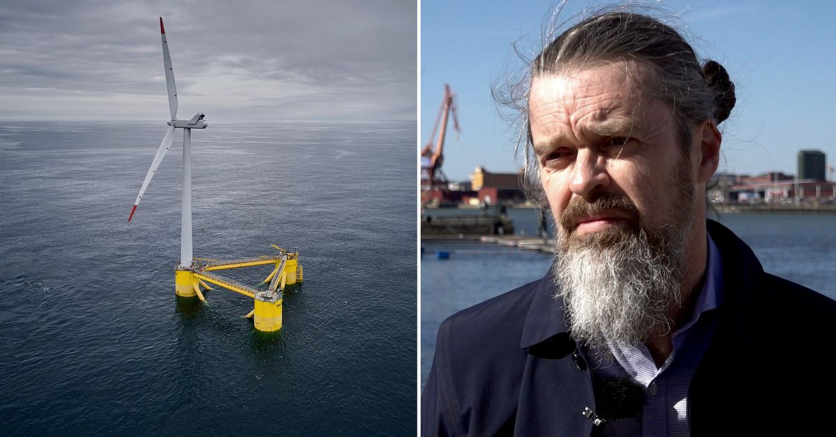Utanför Bohuskusten planeras en av Sveriges största flytande vindkraftsparker | SVT Nyheter