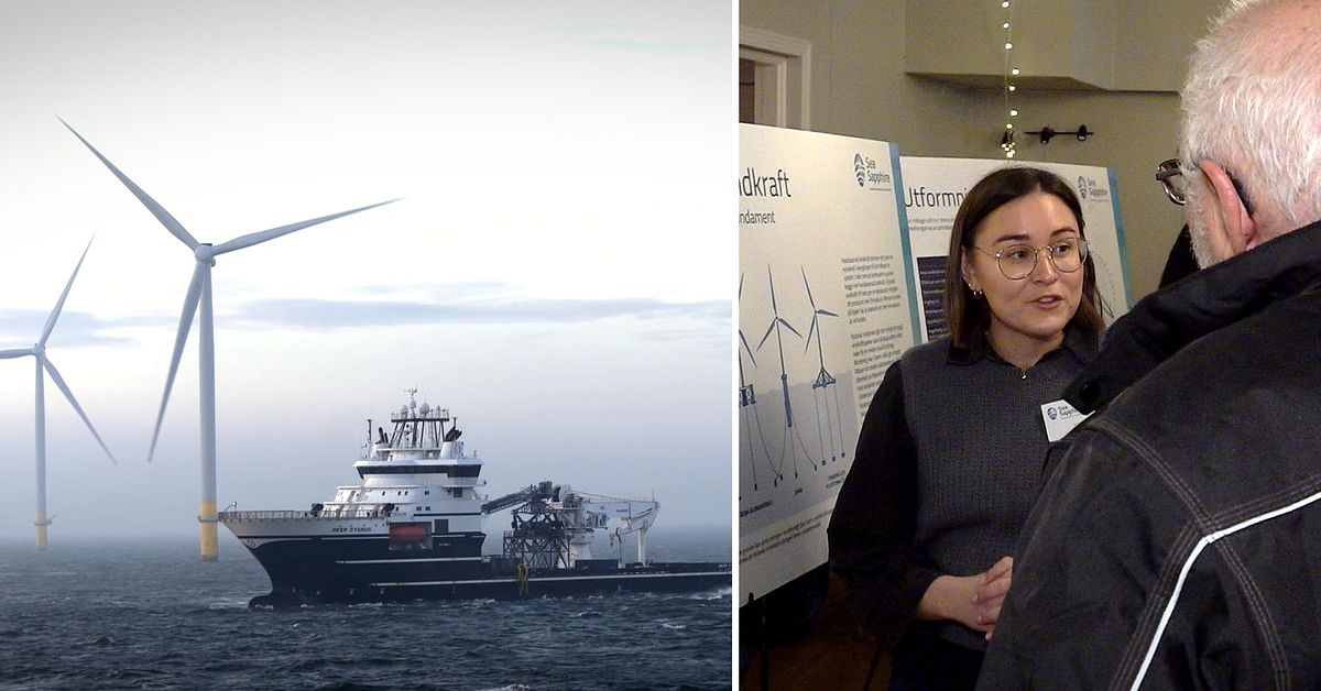 Flytande vindkraftsparker planeras utanför Gotland – här informeras de boende | SVT Nyheter