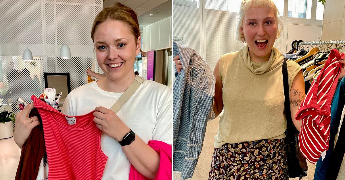 Här byter de kläder med varandra | SVT Nyheter