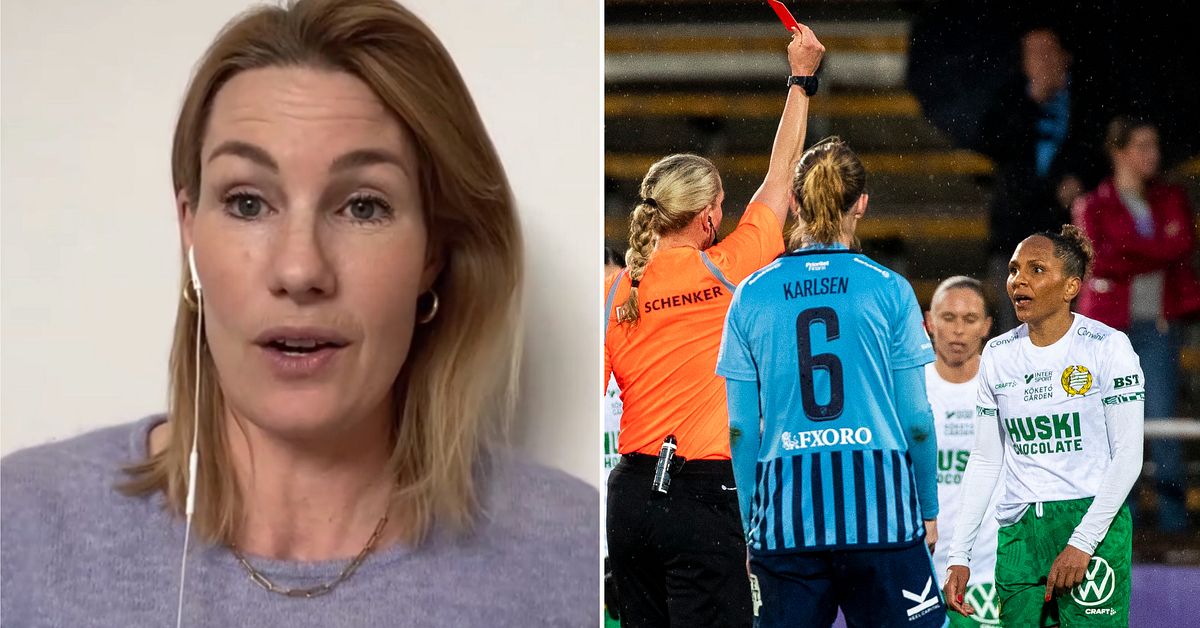 Fotboll Hanna Marklund Om Madelen Janogys Röda Kort ”lite Hårt” Svt