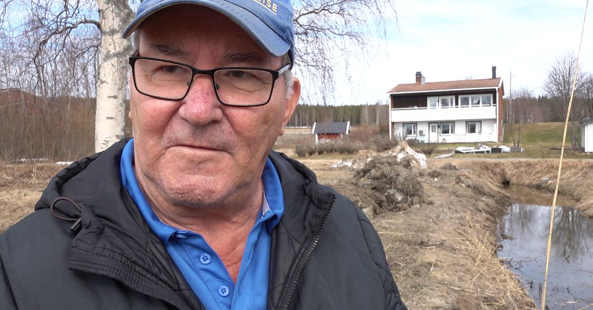 Avloppsvatten rinner ut i Tavelsjön – Kurt Johansson bor precis vid ...