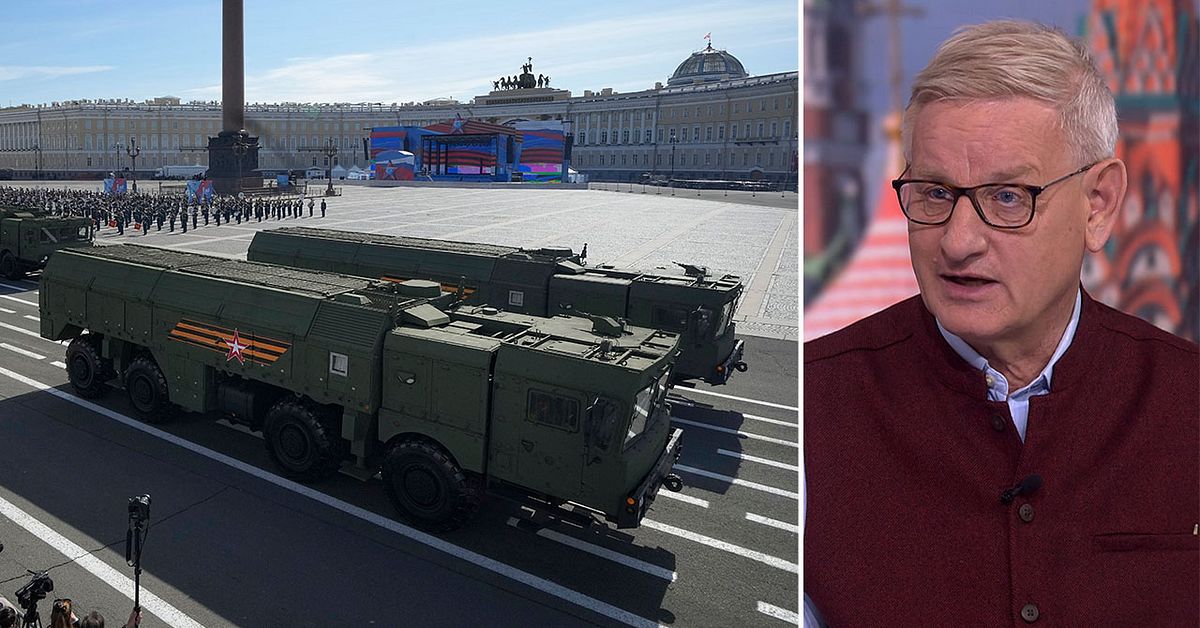Carl Bildt om kärnvapen i Belarus: Bara för att skrämmas | SVT Nyheter
