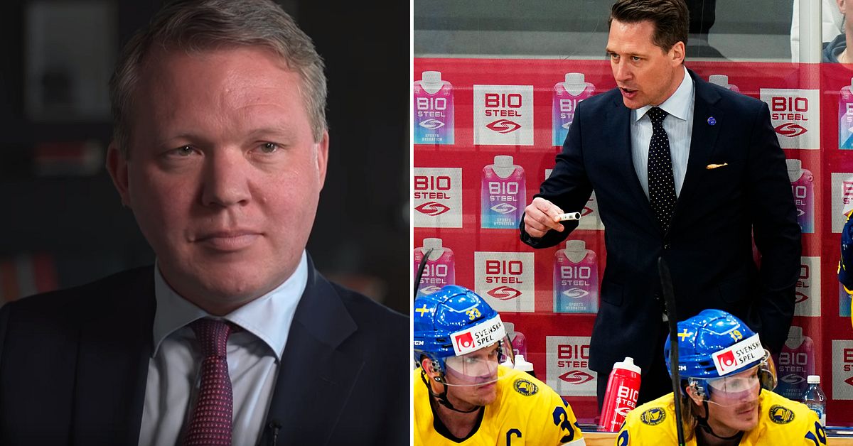Ishockey: Beskedet efter VM-uttåget: ”Sam Hallam sitter säkert” | SVT Sport