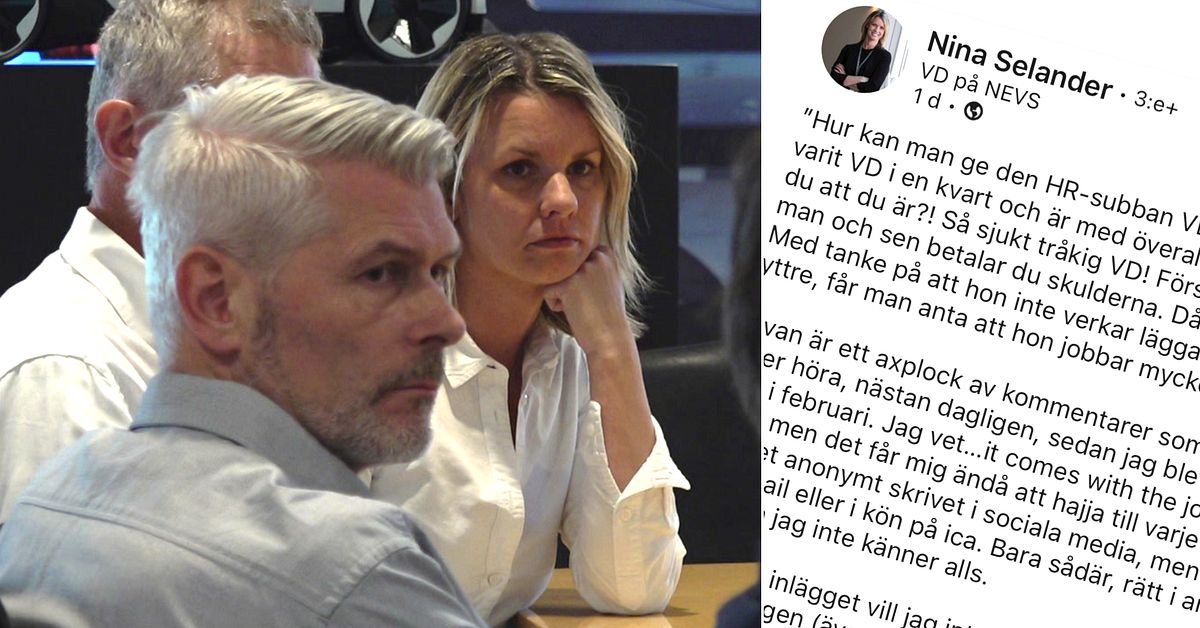 Hatstorm mot Nevs vd efter massvarslet i Trollhättan | SVT Nyheter