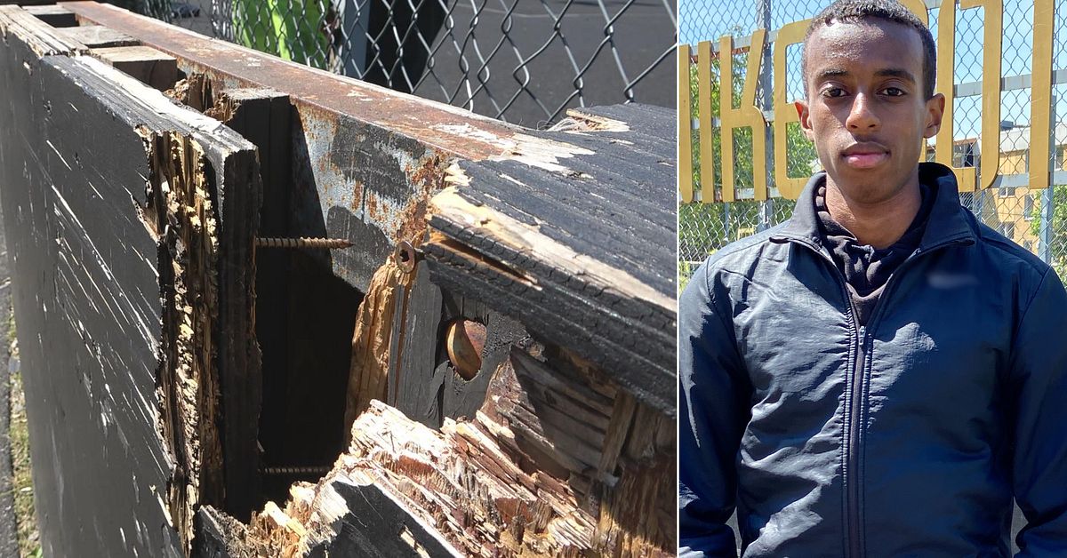 Sprickor, hål och rost på Zlatan court: ”Behöver verkligen renoveras ...