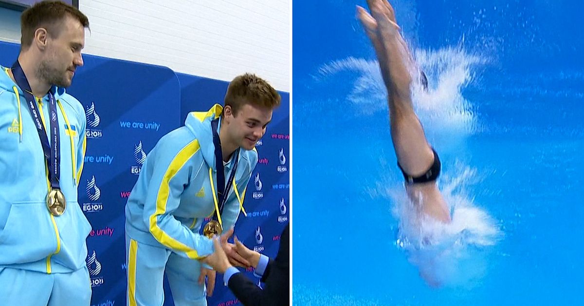 Simhopp: Ukraina tog guld i synkroniserat simhopp – tvåa i Europeiska ...