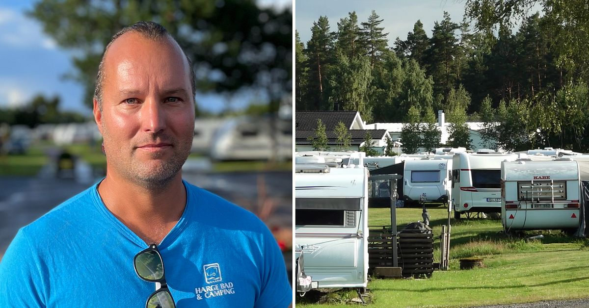 Fler gäster på campingen i Harge: ”Har mycket med ekonomin att göra ...