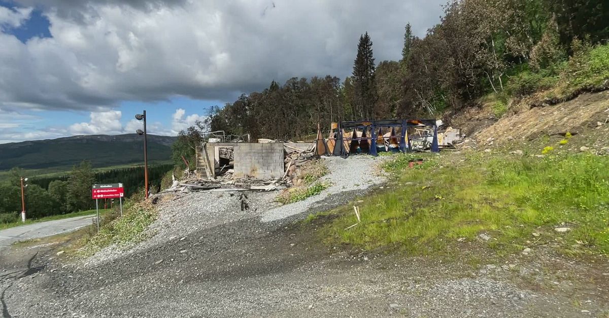Så ser det ut efter branden på 720 i Åre | SVT Nyheter