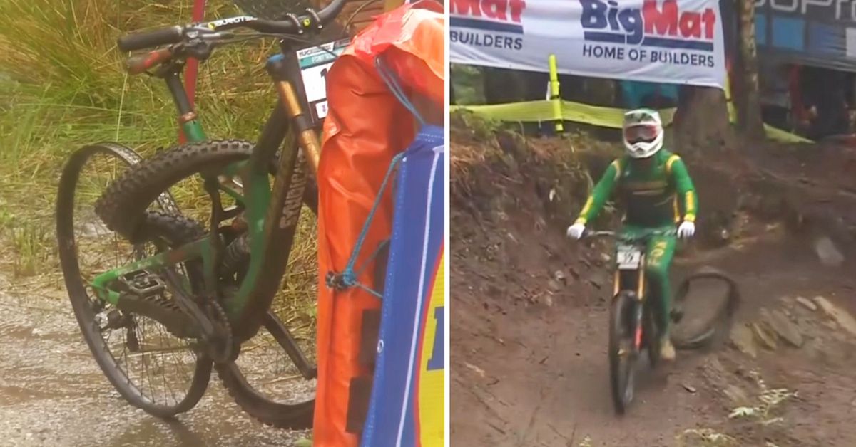 Mountainbike: Mountainbikestjärnan Greg Minnaar jagade femte VM-guldet – då gick däcket sönder ...