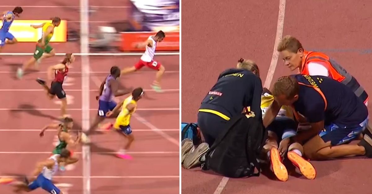 Friidrott: Isak Hughes tog silver U20-EM – skadade sig efteråt | SVT Sport