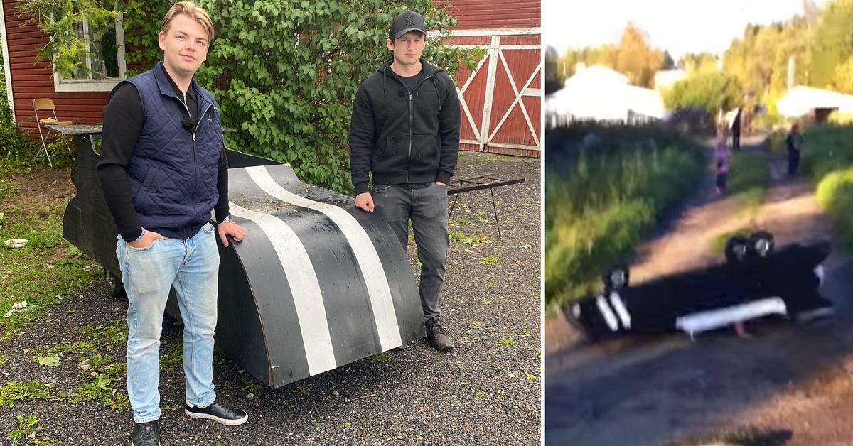 ”Jag fick bilen i hövve” kan bli monument i Söråker – Vännerna om virala lådbilsklippet | SVT ...