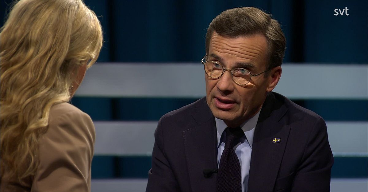 Kristersson (M): Staten kan inte titta på om vi står inför akuta hot | SVT Nyheter