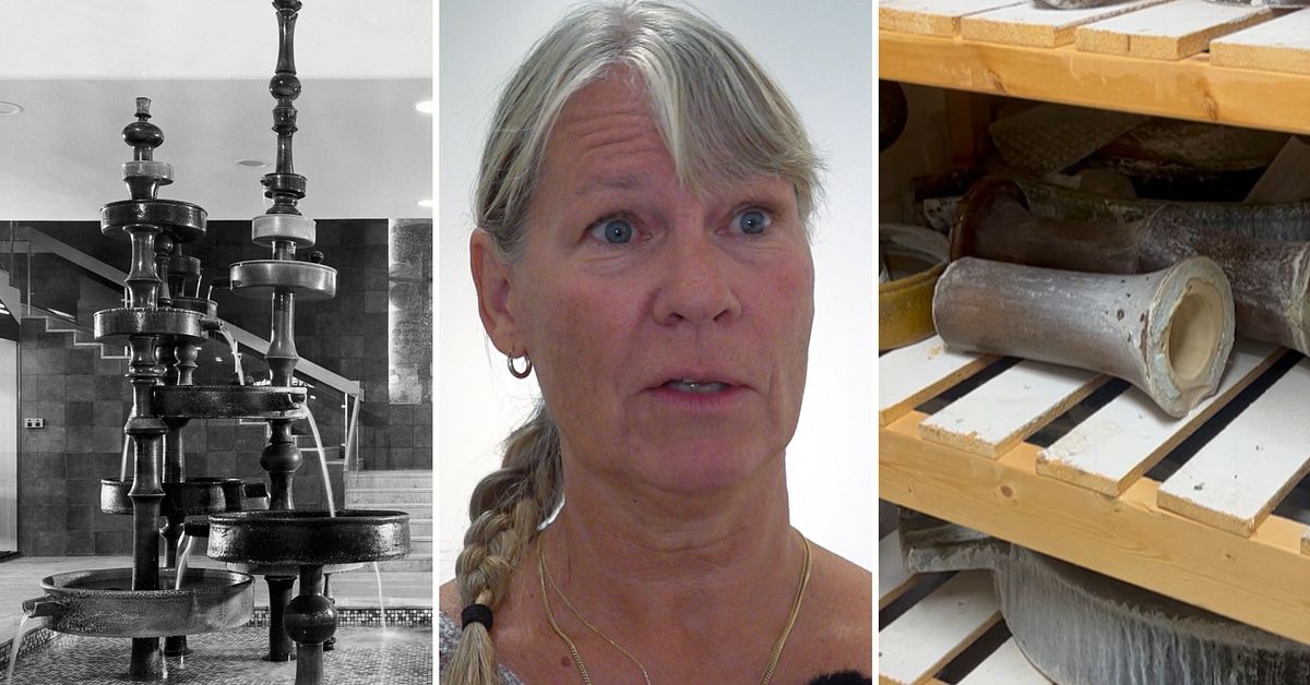 Stig Lindberg-fontän i Umeå förstördes – konstantikvarie: ”Upprepa inte ...