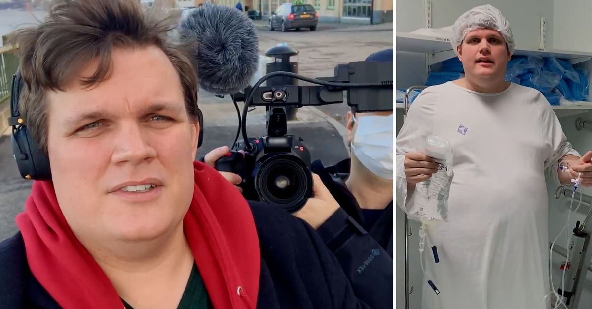 Fredrik Boltes videodagbok: Så går en gastric bypass till | SVT Nyheter