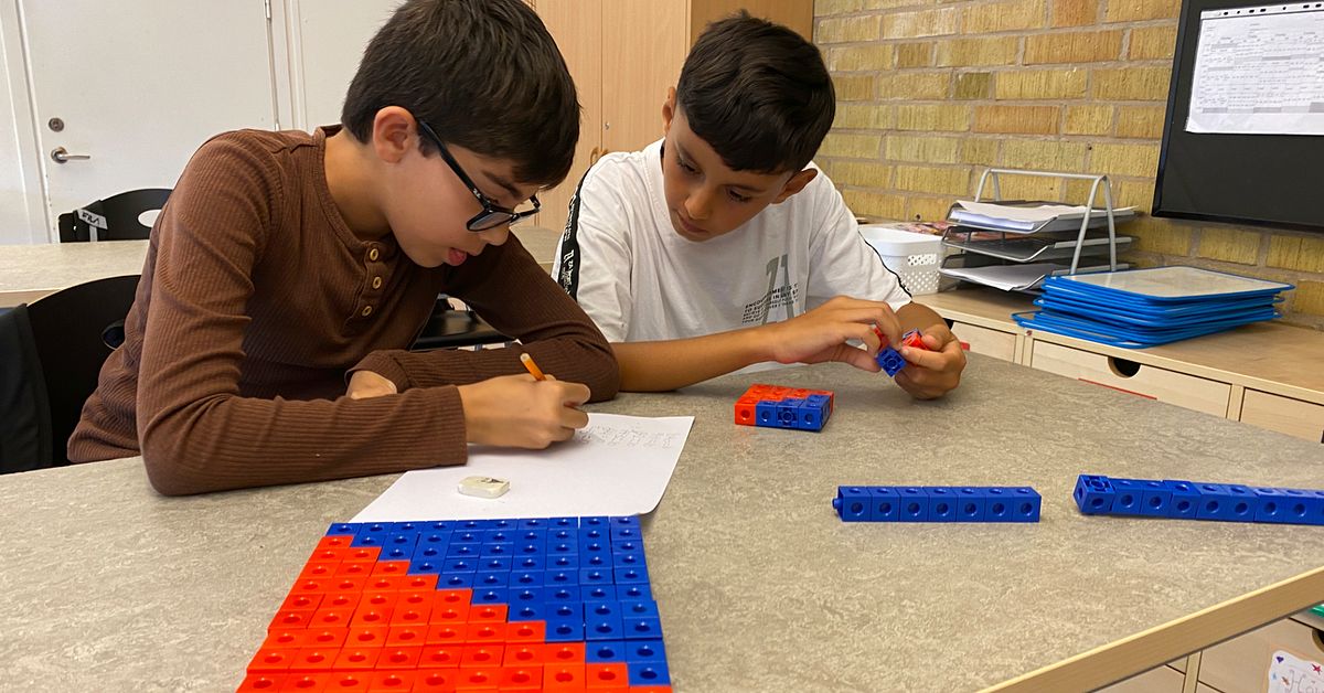 Eleverna ligger i topp – lär sig matte med ny metod utan mattebok | SVT ...