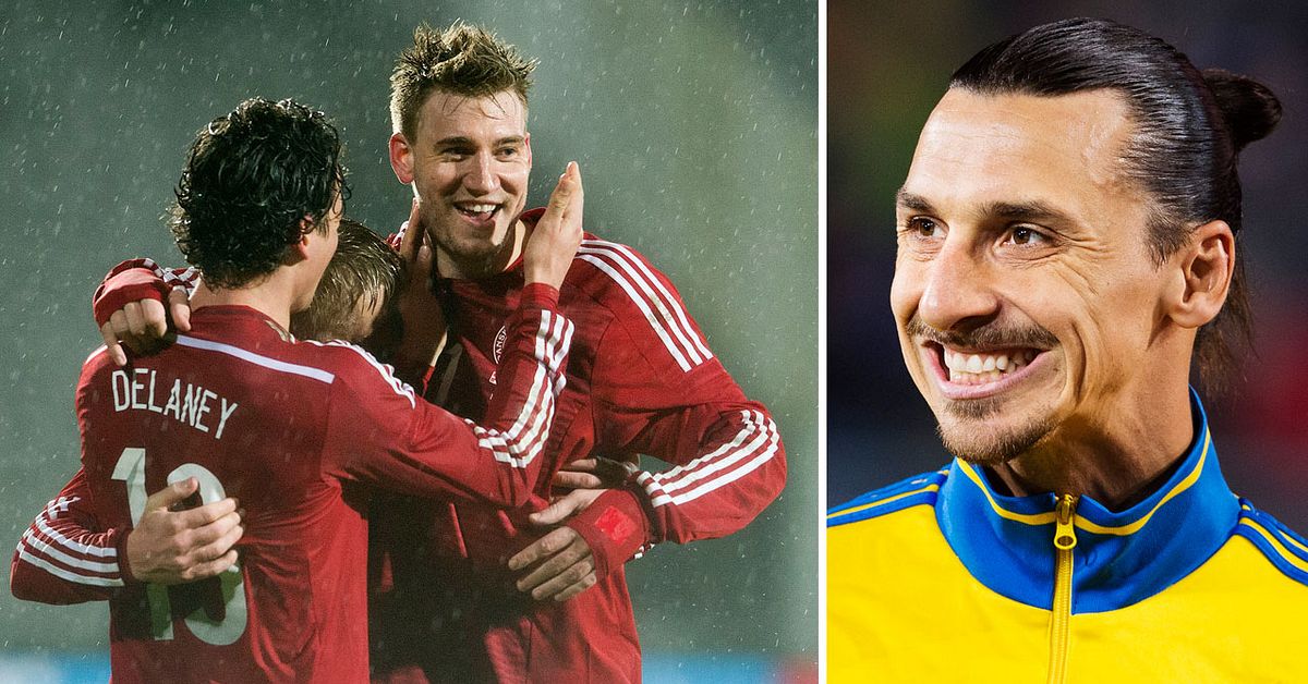 Fotboll: Danmark till playoff – kan få möta Sverige | SVT Sport