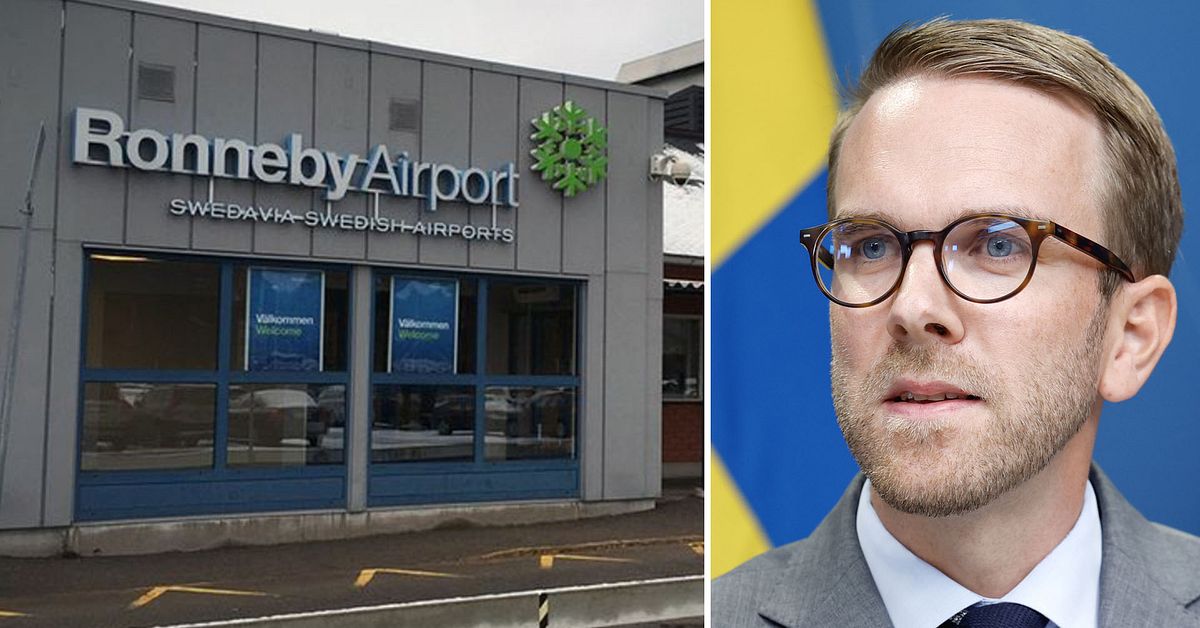 Beskedet: Flygplatsen i Ronneby förblir statlig | SVT Nyheter