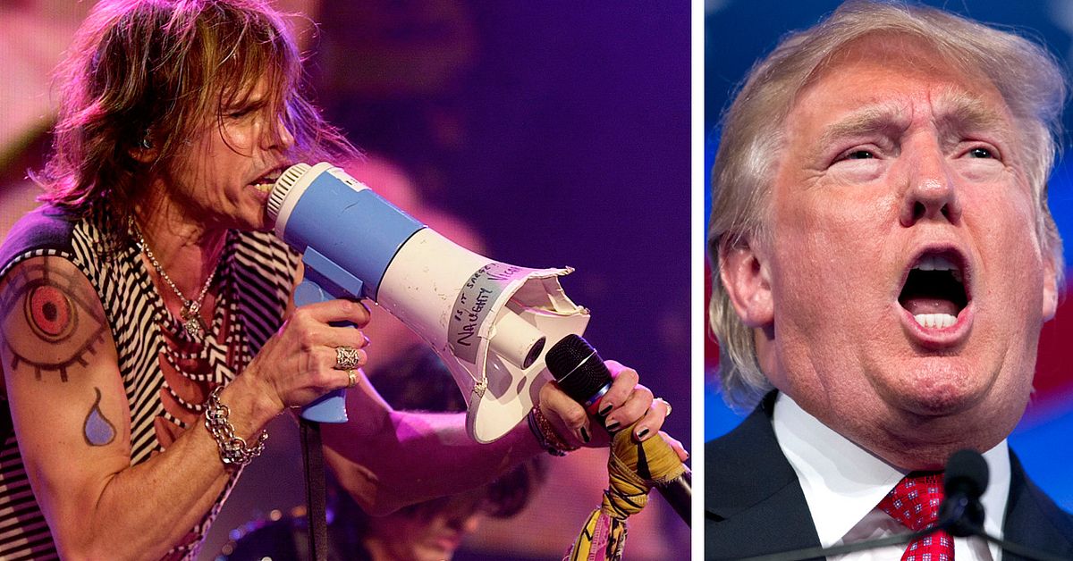 Steven Tyler vill inte att Trump använder Aerosmith-låt | SVT Nyheter