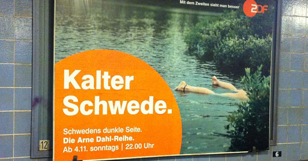 Morbid humor i tysk Arne Dahl-reklam | SVT Nyheter
