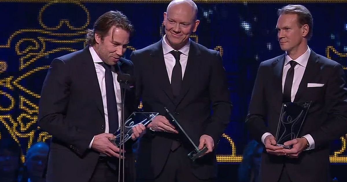 Ishockey: Supertrion fick hederspriset – Foppa hyllade i talet | SVT Sport