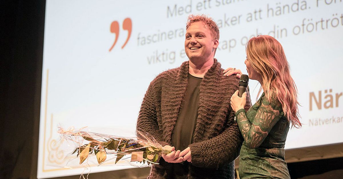 Han är årets Falkenbergare | SVT Nyheter