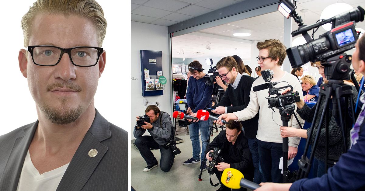 SD-politiker kallar journalister för ”nationens fiender” | SVT Nyheter