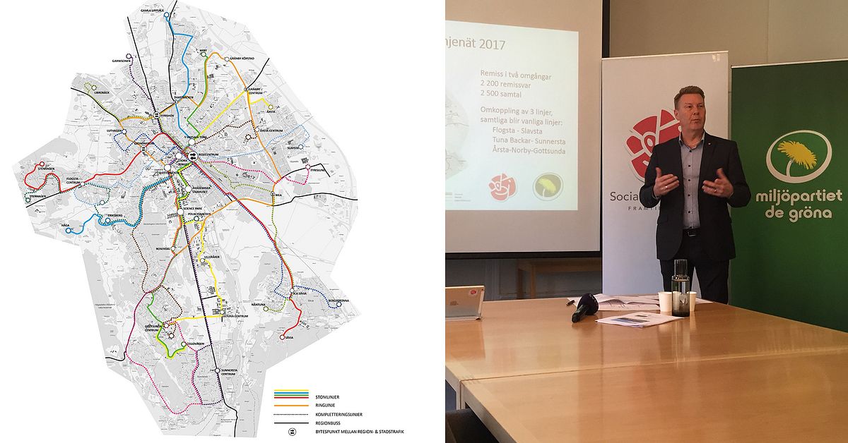 Så blir det nya busslinjenätet | SVT Nyheter