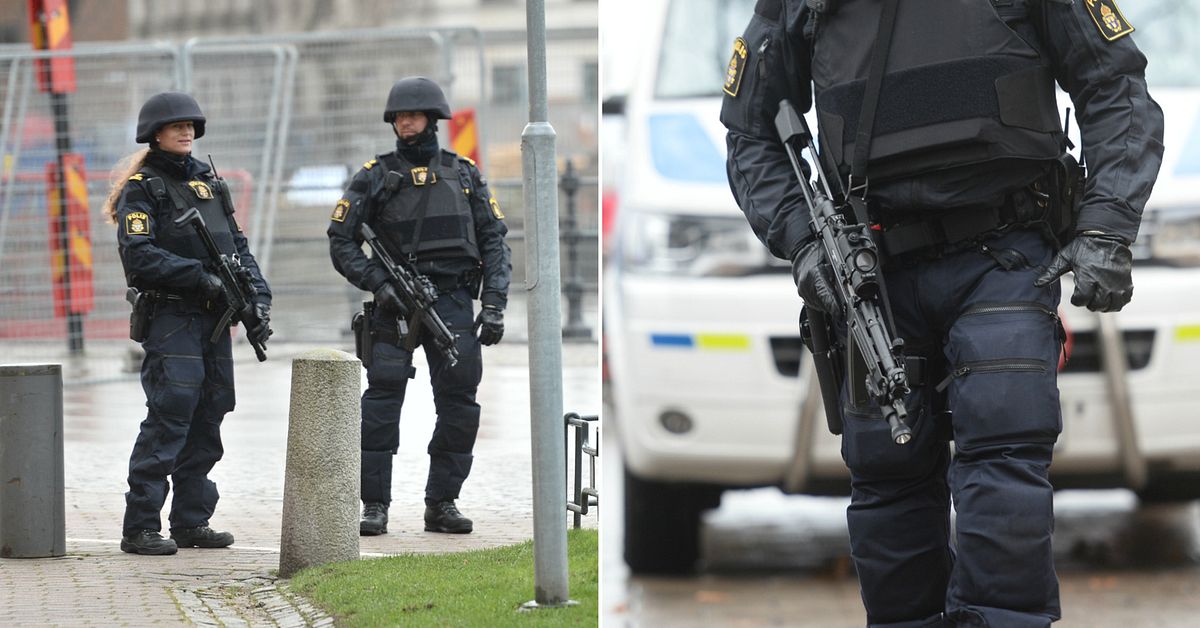 Svenska poliser utbildas i att bekämpa terrorism | SVT Nyheter