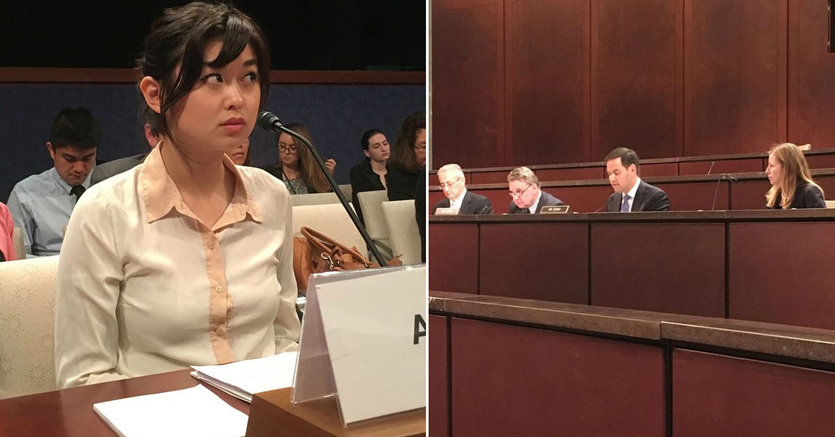 Angela Gui om sin fängslade pappa i Kina | SVT Nyheter