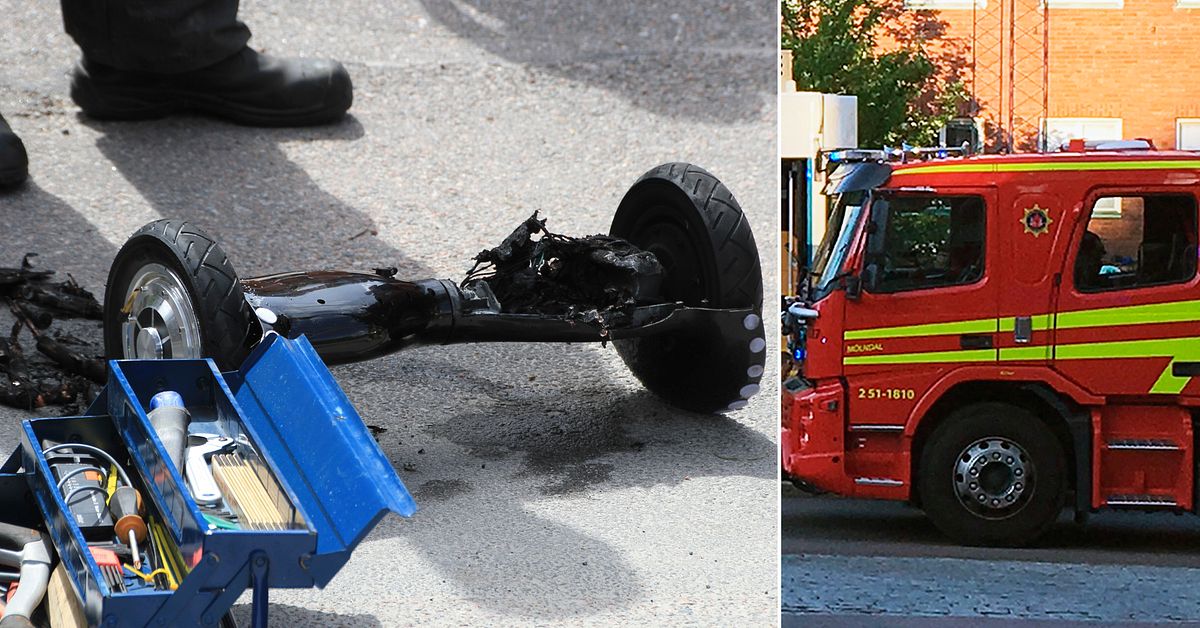Hoverboard fattade eld | SVT Nyheter