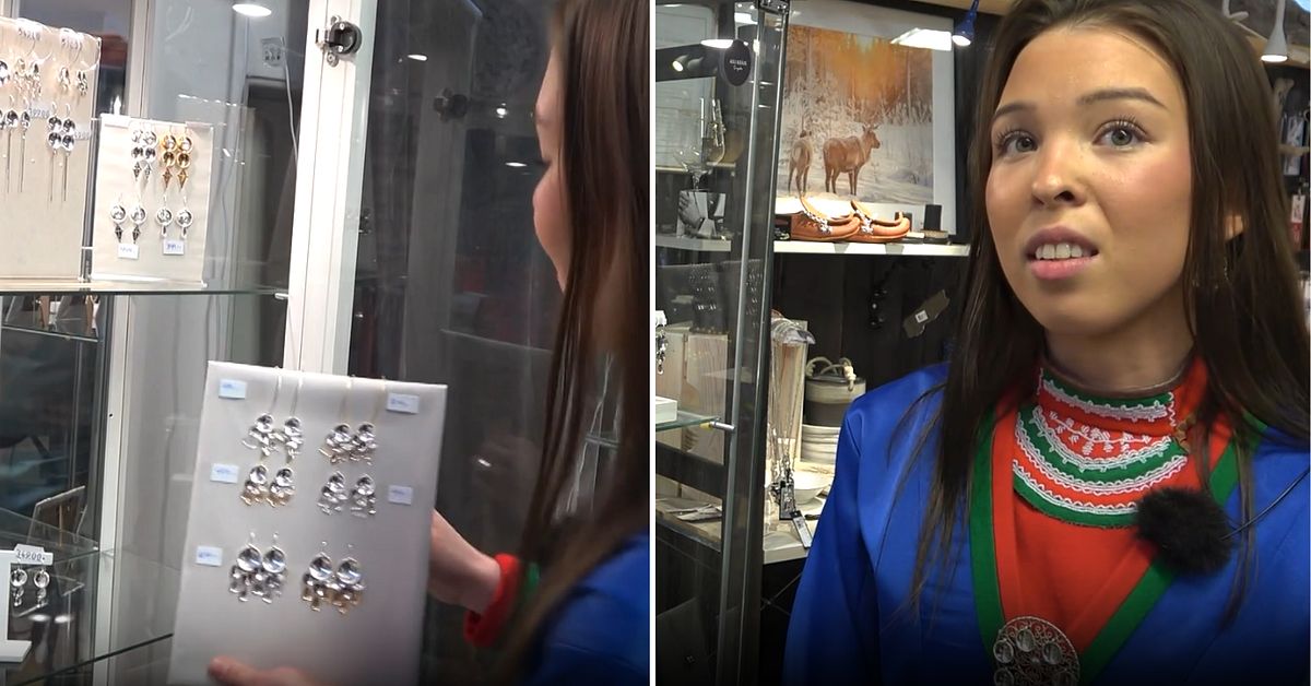 Aili Kråik, 19, gjorde sin första marknad som silversmed | SVT Nyheter