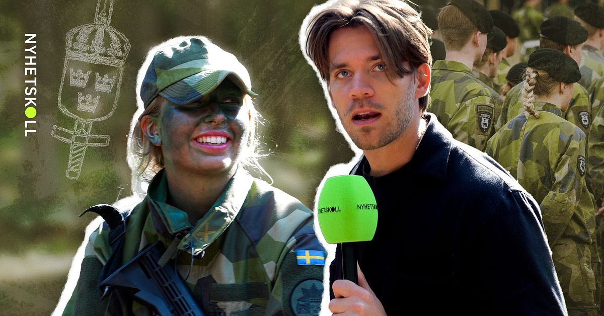 Häng med på första dagen i lumpen – steg för steg | SVT Nyheter