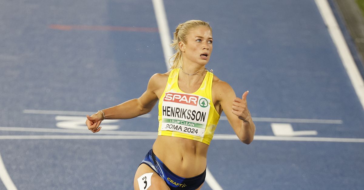 Julia Henriksson klar för EM-semifinal på 200 meter – var två ...
