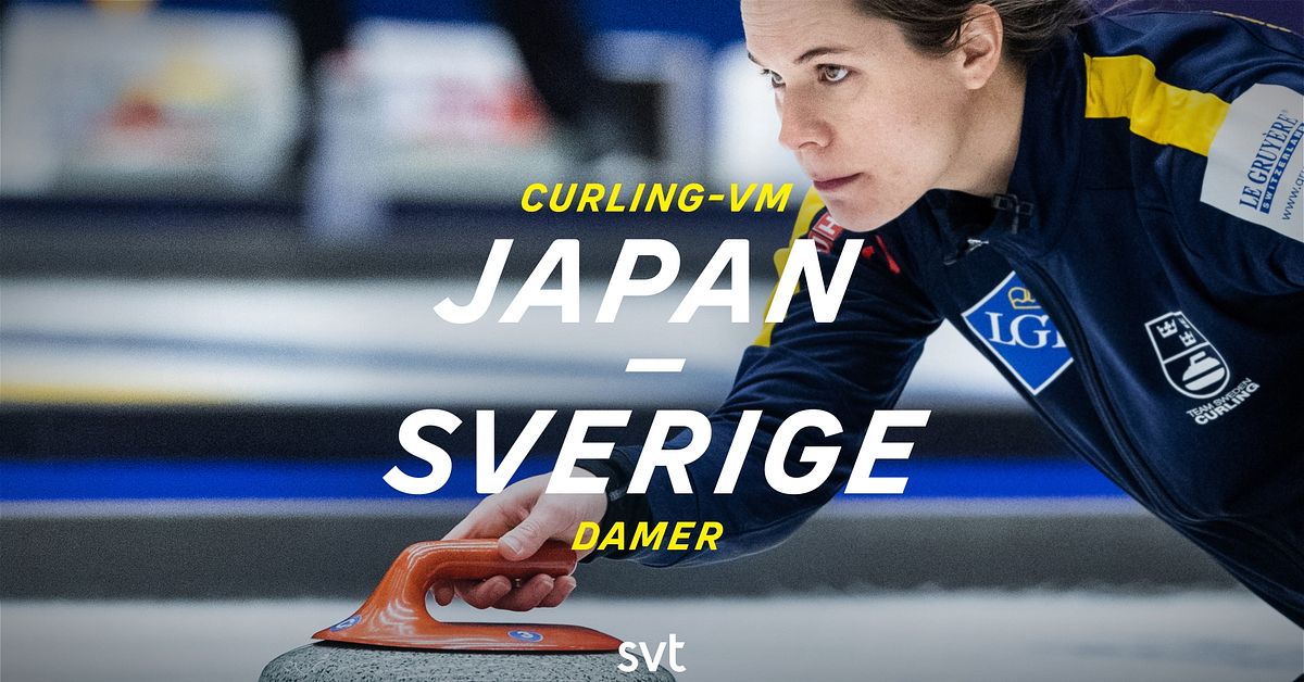 Curling: Ett besökarinlägg i ”Japan–Sverige i curling-VM” | SVT Sport