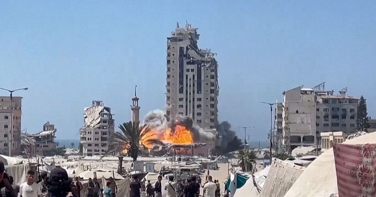 Israelisk attack mot höghus i Gaza stad – Senaste nytt om kriget i Gaza ...