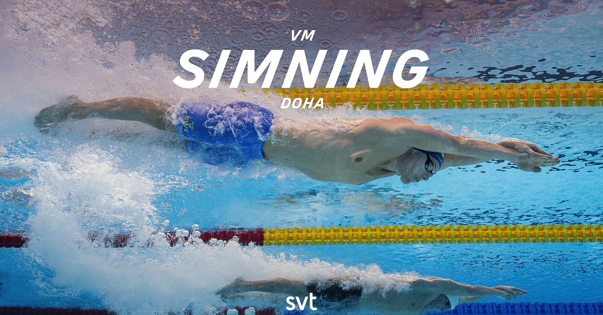 Simning: Följ Sarah Sjöström på 50 m fjäril | SVT Sport