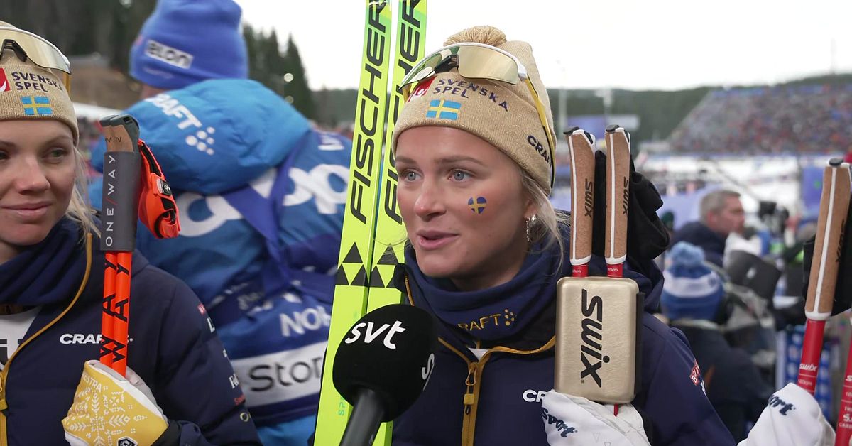 Total svensk uppvisning på VM: ”Vilken score!” | SVT Nyheter