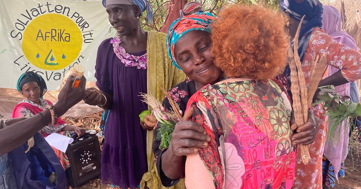 Liv från Varberg fixar rent vatten till barnhem i Afrika | SVT Nyheter