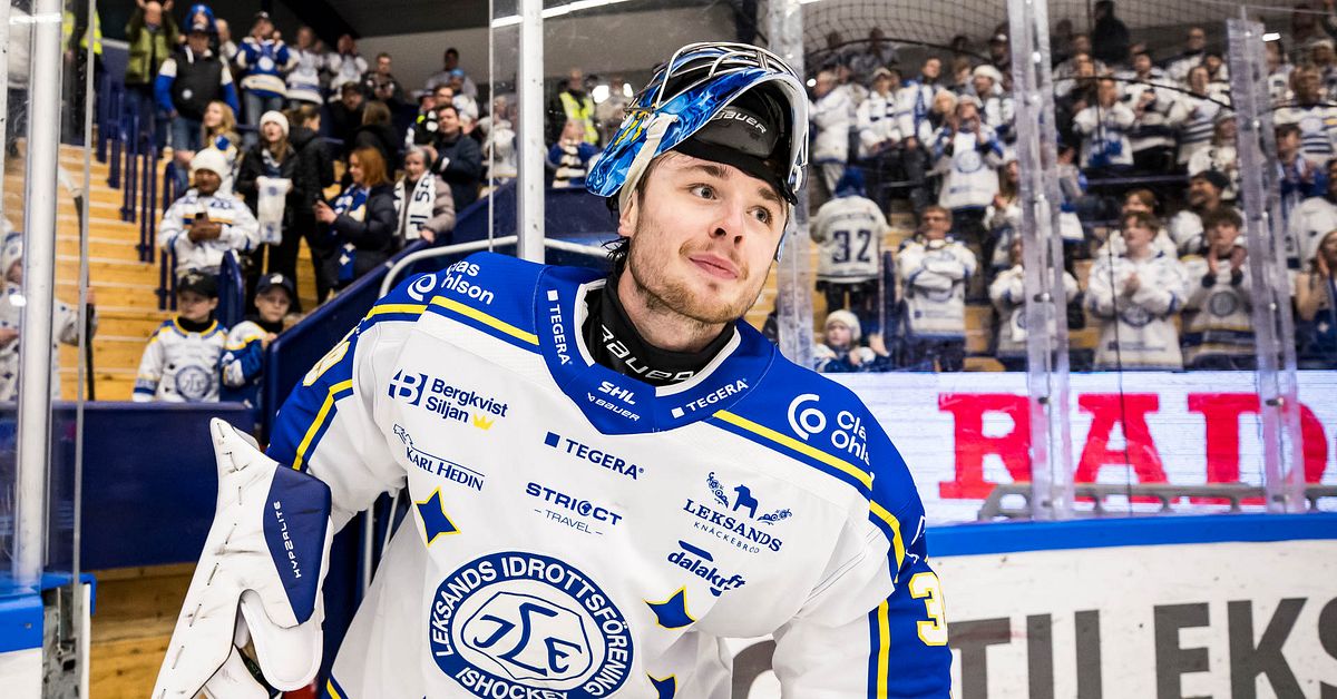 Ishockey: Experten tror på Leksands målvakt Filip Larsson i Tre Kronor ...