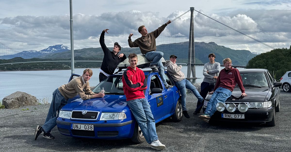 Uppsalakillarna gav sig ut på eget ”Top Gear”-äventyr | SVT Nyheter