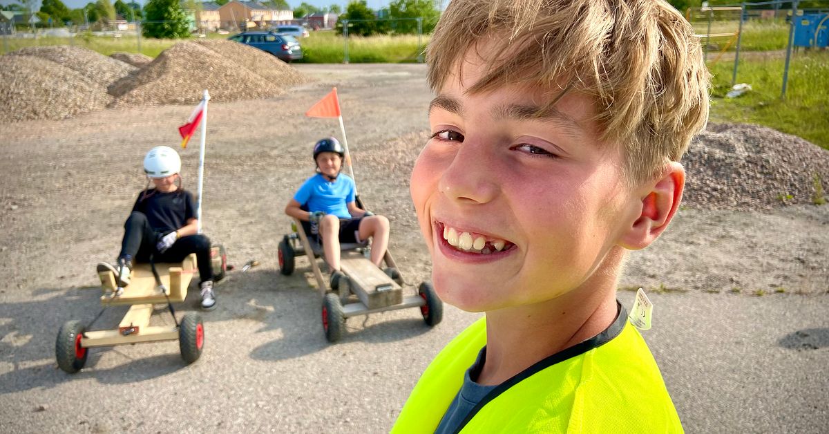 Lådbilsprojektet blev kvarterets snackis i Staffanstorp | SVT Nyheter