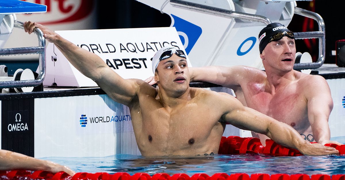 Simning: Jordan Crooks är första mannen under drömgränsen i kortbane-VM ...