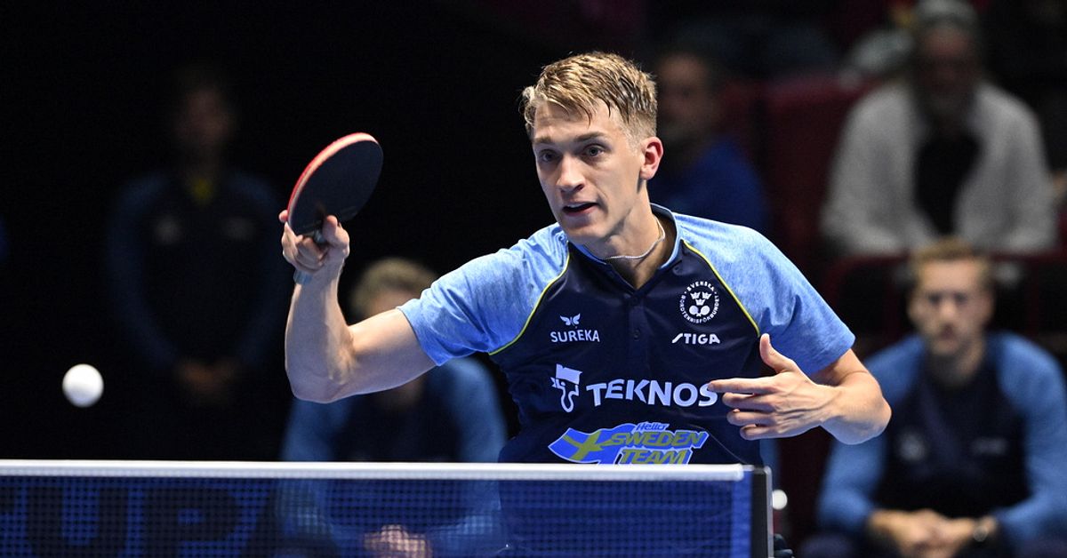 Bordtennis: Anton Källberg tog full pott när Sverige gick vidare i ...