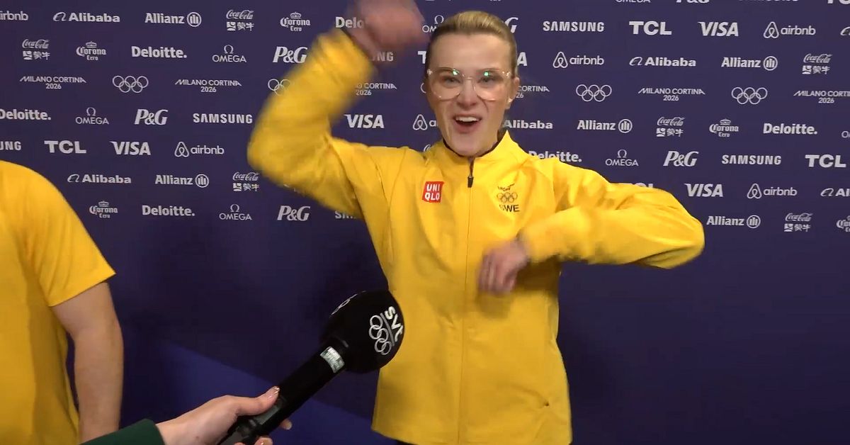 Isabella Wranå bjöd på segerdans efter vinst i OS-semifinalen. | SVT ...
