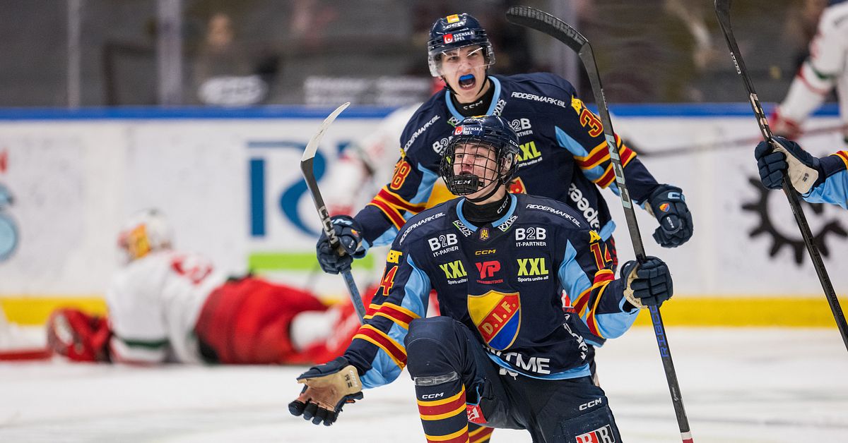 Ishockey: Djurgårdens David Blomgren avgjorde efter Moras stolpskott ...