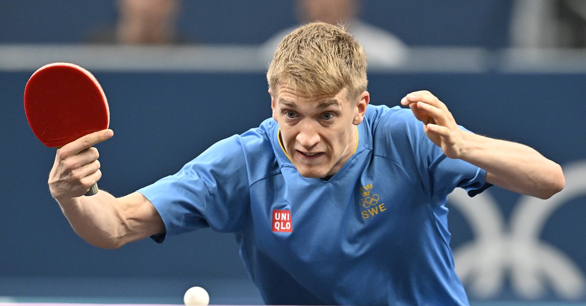 Tennis de table : Anton Källberg sur le chemin du fiasco - mais a finalement battu le Congolais ...