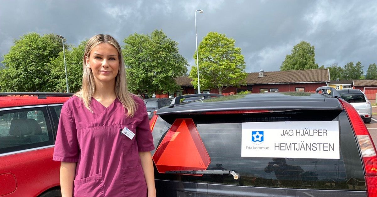 Epa-ungdomar stöttar Edas hemtjänst i sommar | SVT Nyheter