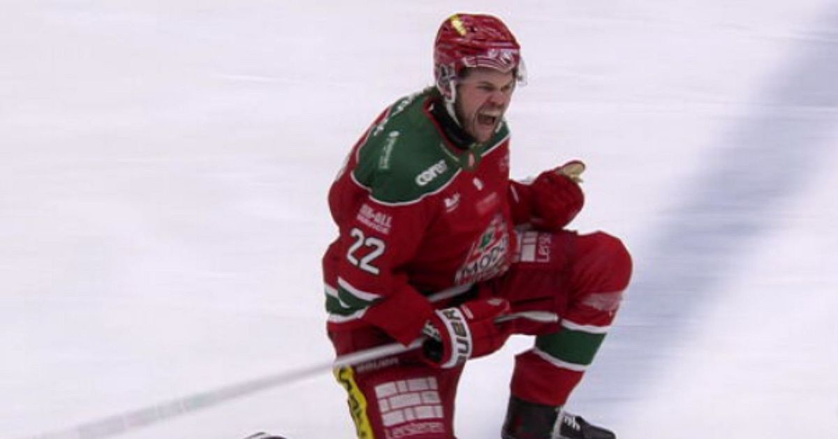 Ishockey: Modo upp i serieledning efter sen seger – Carlsson hjälte | SVT Sport