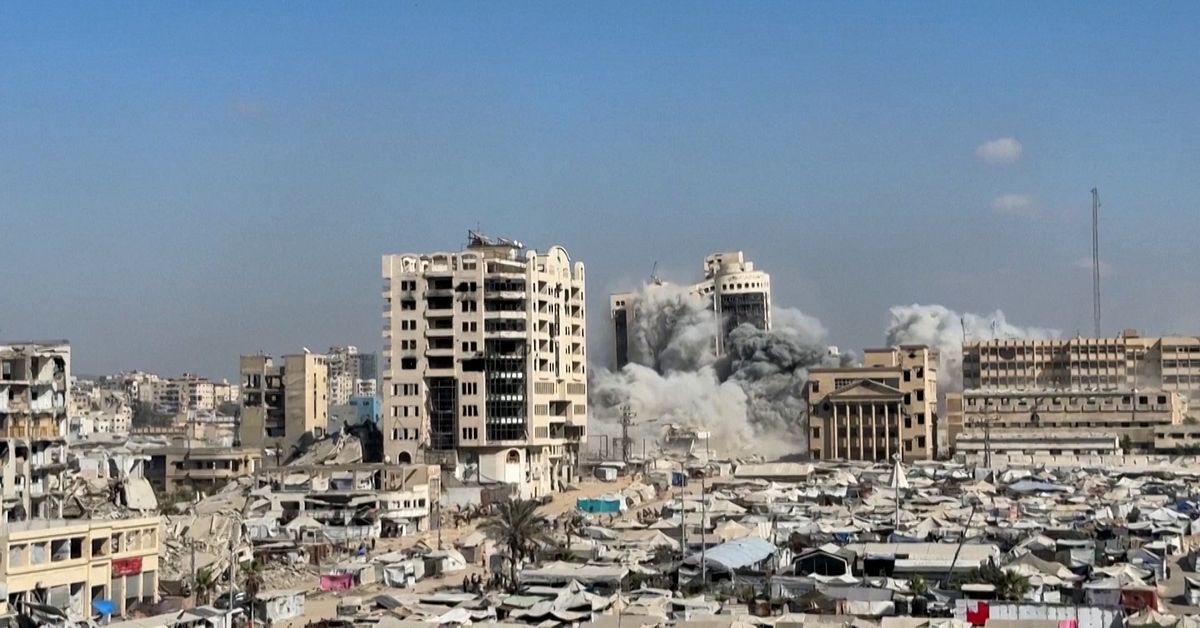 Israelisk attack mot 12-våningshus i Gaza stad – Senaste nytt om kriget ...