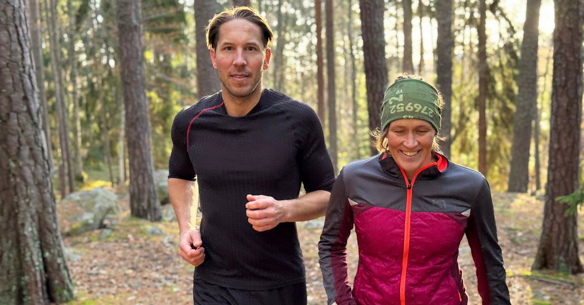 Löparna Maria och Per i Falun väljer ”naked running” – skippar tekniken ...